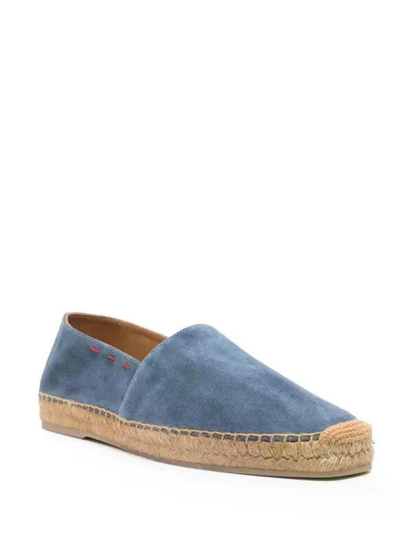 Kiton Suede Espadrilles - Blue