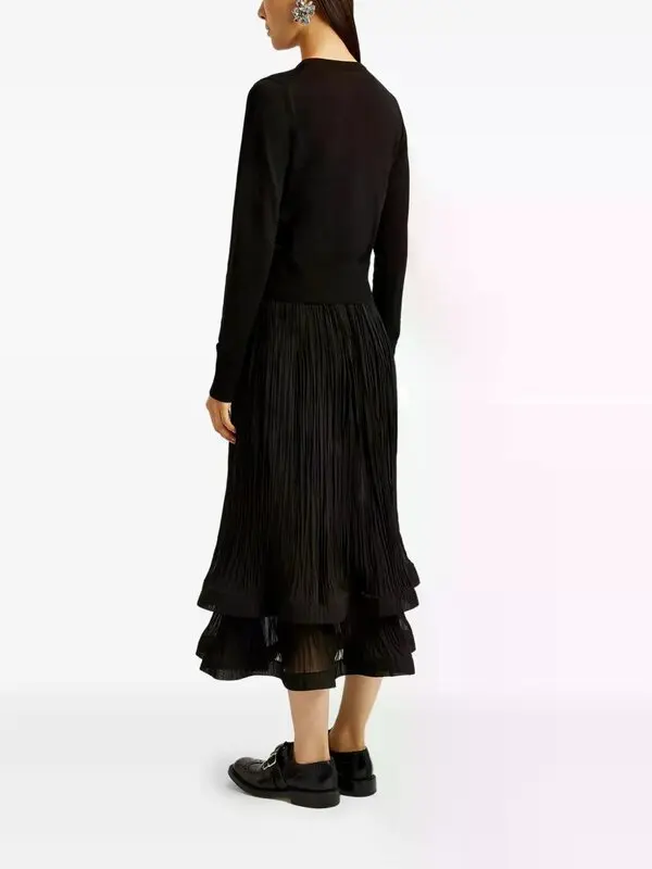 Erdem Pleated Midi Skirt