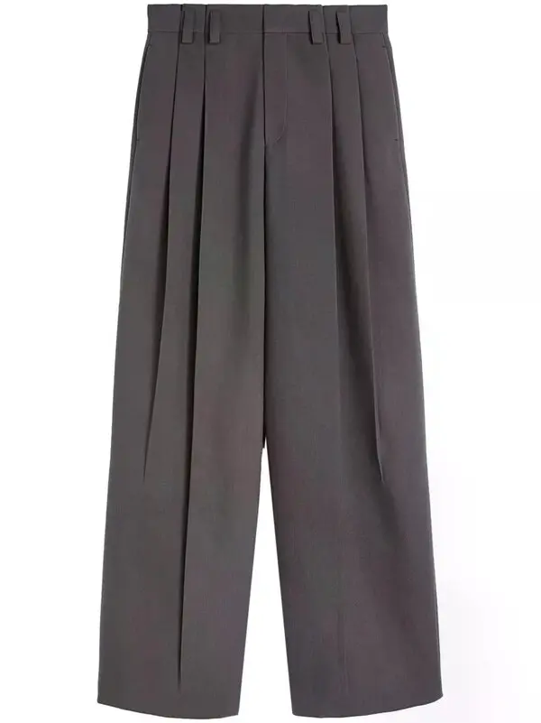 JIL SANDER Pleat-detail Trousers - Grey