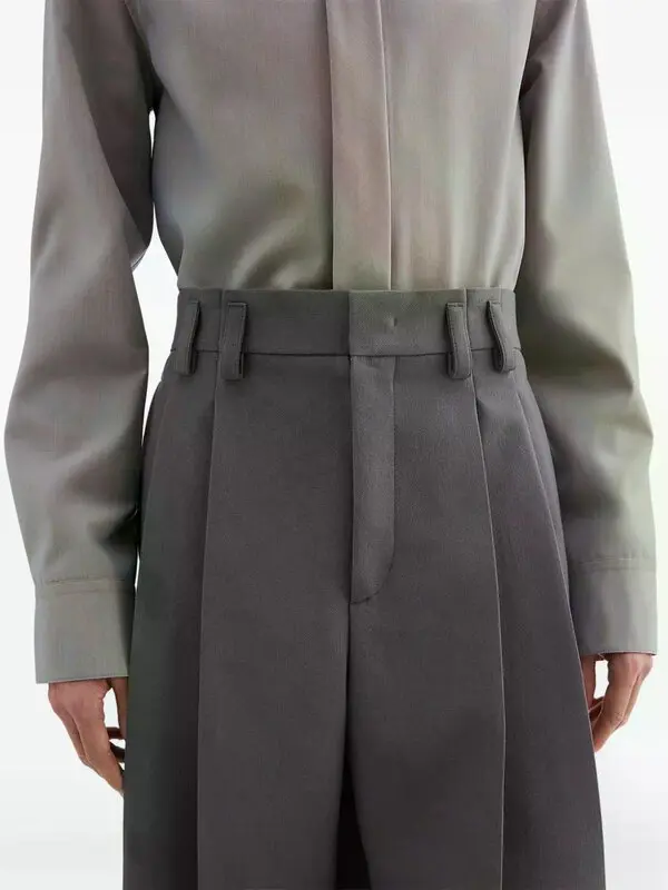 JIL SANDER Pleat-detail Trousers - Grey