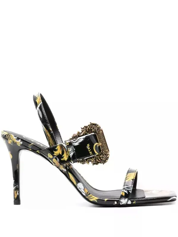 Versace 90mm Emily Sandals - Black