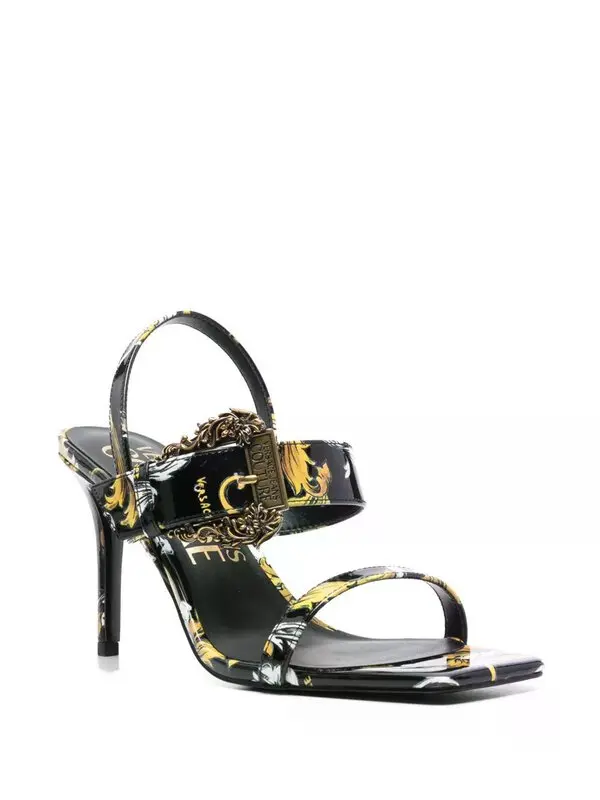 Versace 90mm Emily Sandals - Black