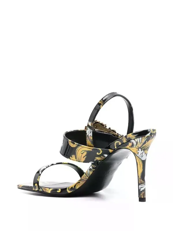 Versace 90mm Emily Sandals - Black