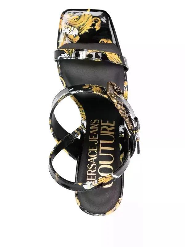 Versace 90mm Emily Sandals - Black