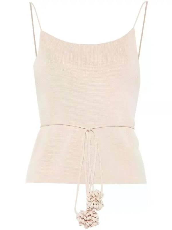 BY MALENE BIRGER Gillian Strappy Top - Neutrals