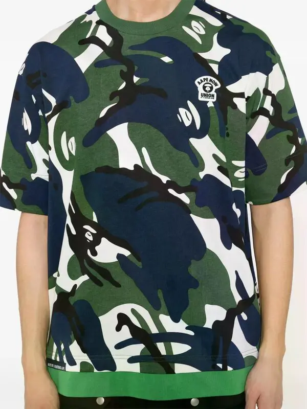 AAPE BY *A BATHING APE Logo-patch T-shirt