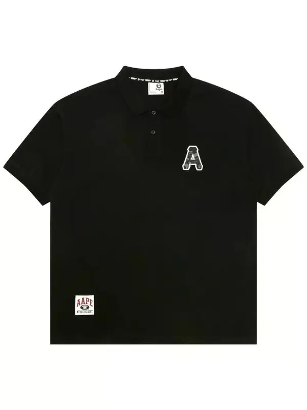 AAPE BY *A BATHING APE Cotton Polo Shirt