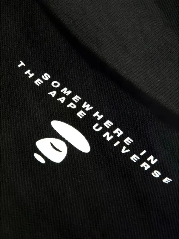 AAPE BY *A BATHING APE Cotton Polo Shirt