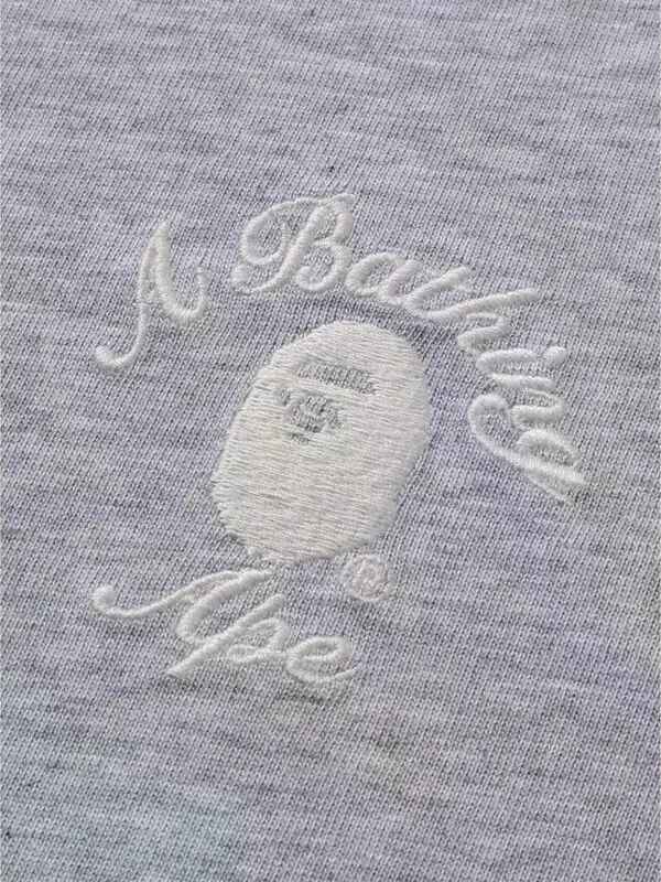A BATHING APE Logo-embroidered T-shirt
