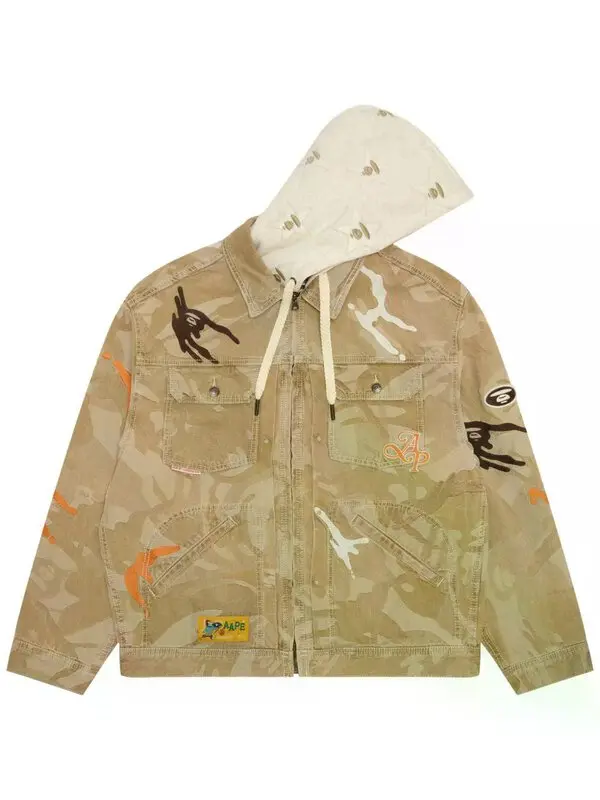 AAPE BY *A BATHING APE® Logo-print Jacket