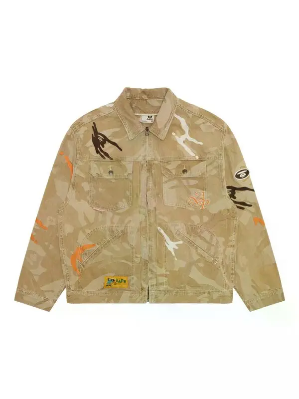 AAPE BY *A BATHING APE® Logo-print Jacket