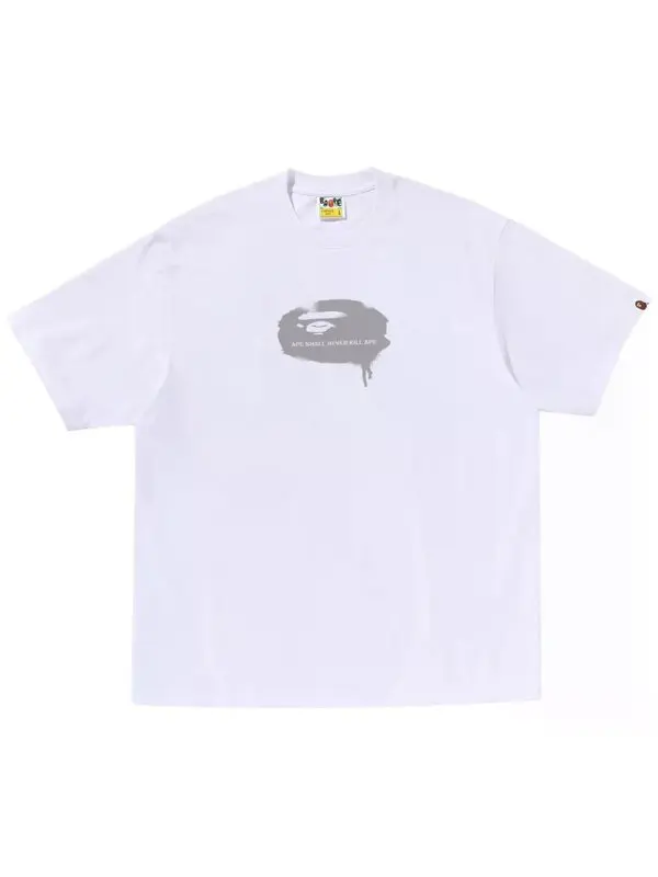A BATHING APE Logo-print T-shirt - White
