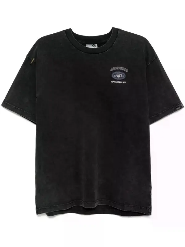 AAPE BY *A BATHING APE Logo-embroidered T-shirt