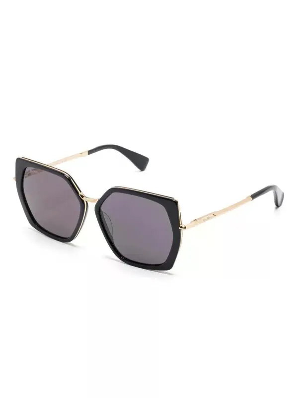 Max Mara Oversized Square Frame Sunglasses - Black