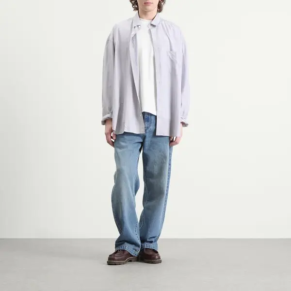 AMI Paris Red Adc Classic Long Sleeve T-shirt - White