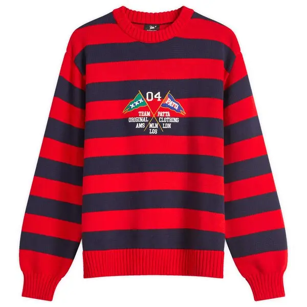 PATTA Stripe Flag Knit Jumper
