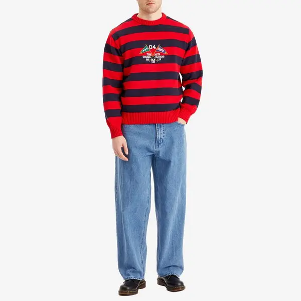 PATTA Stripe Flag Knit Jumper