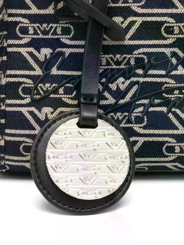 Emporio Armani Monogram-jacquard Tote Bag