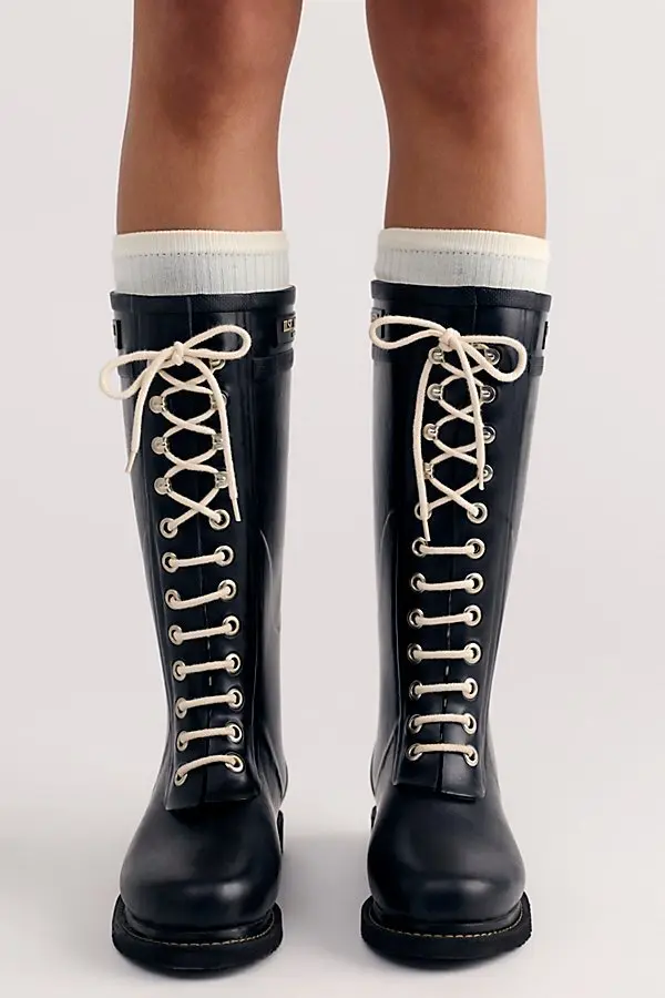 ISLE JACOBSEN Tall Rain Boots - Black