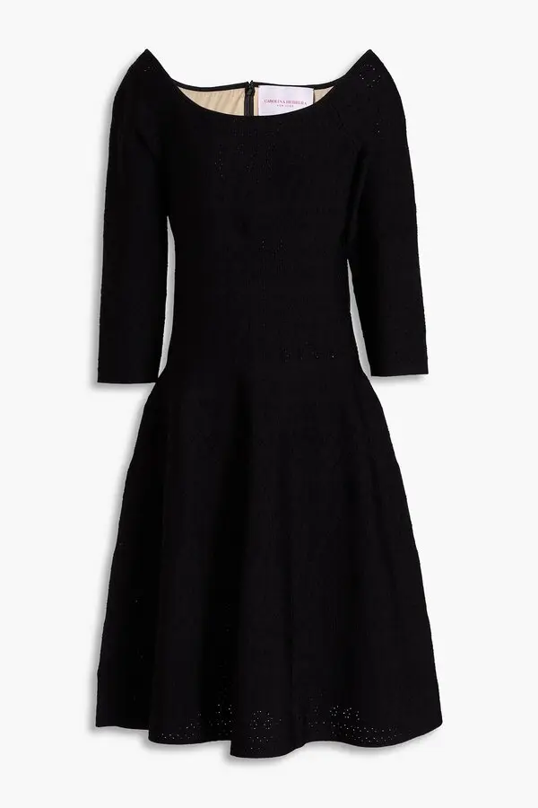 Carolina Herrera Pointelle-knit Dress