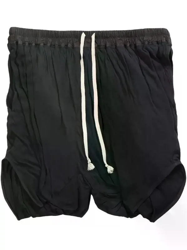 Rick Owens Cotton Shorts - Black