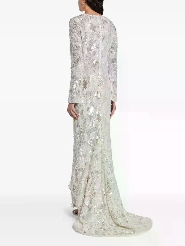 ILTA All-over Embroidered Gown