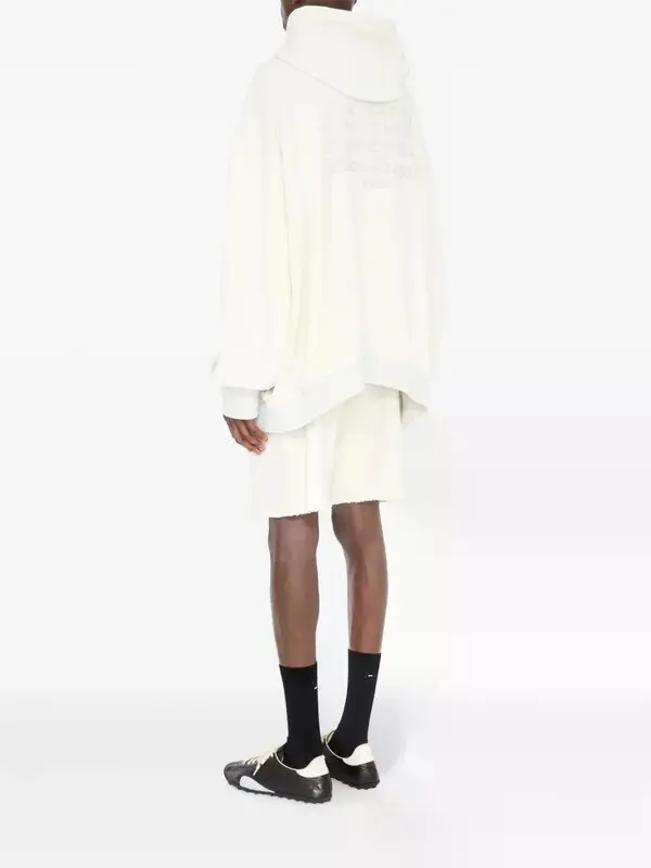 MAISON MARGIELA Zipped Drawstring Hoodie - Neutrals