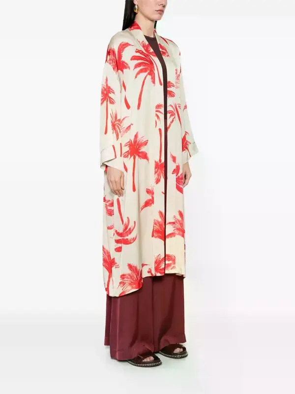 KAOS Palm Trees Printed Coat