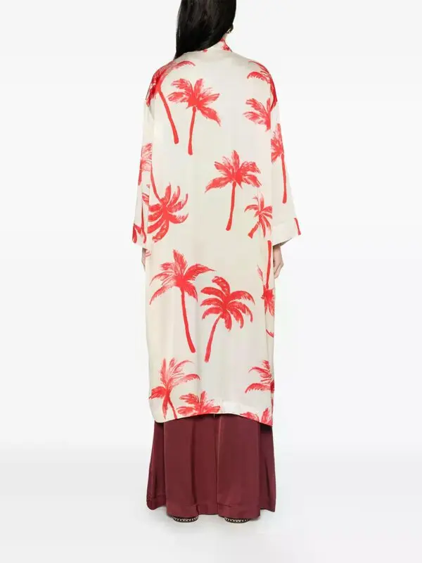 KAOS Palm Trees Printed Coat