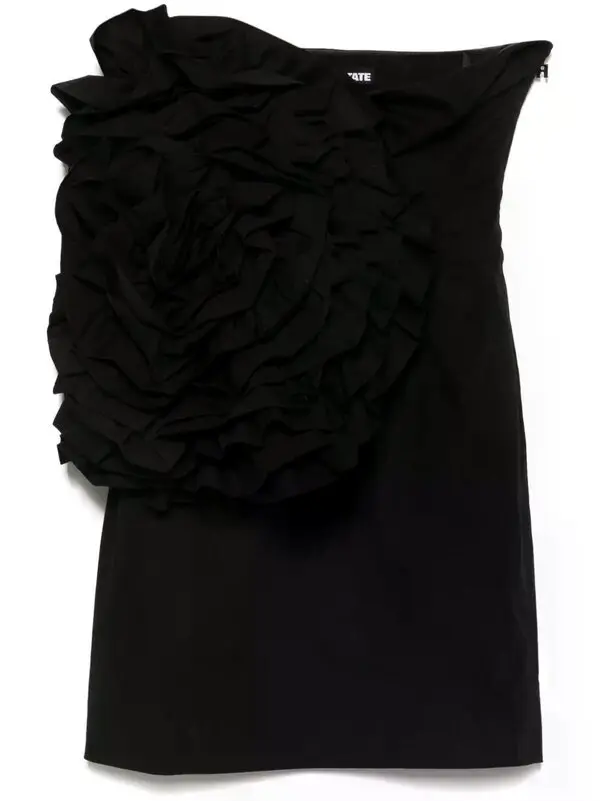 ROTATE BY BIRGER CHRISTENSEN Floral-appliqué Mini Dress