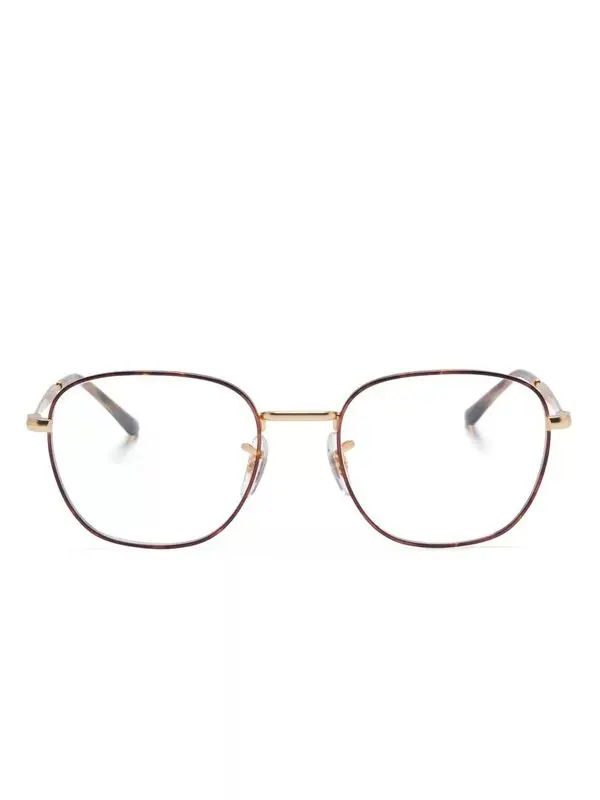 Ray-ban Square Frame Glasses - Brown