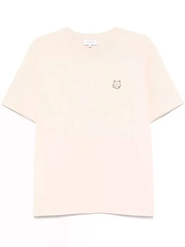 Maison Kitsuné Bold Fox Head-patch T-shirt - Neutrals