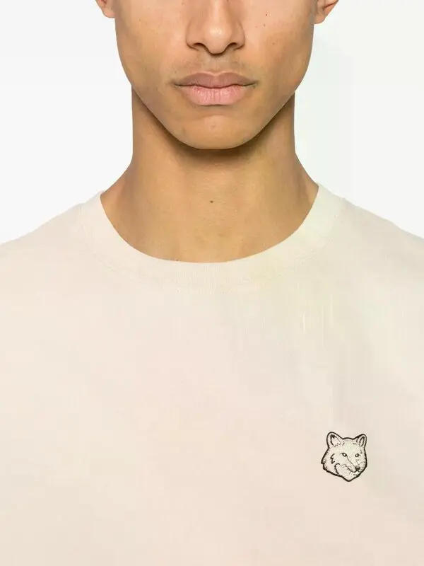 Maison Kitsuné Bold Fox Head-patch T-shirt - Neutrals