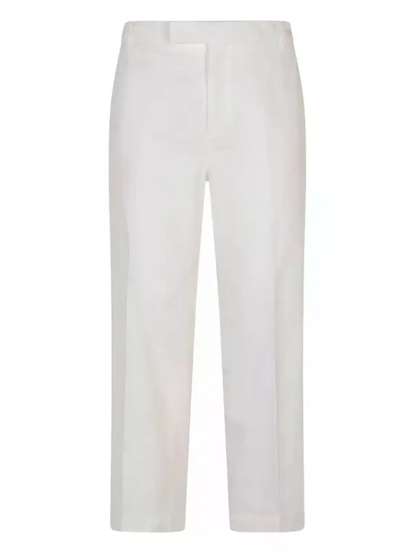 Thom Browne Cotton Straight-leg Trousers - White