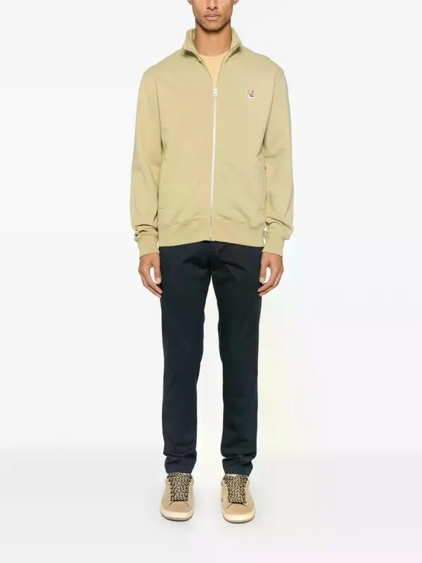 Maison Kitsuné Fox Head Patch Sweatshirt - Green