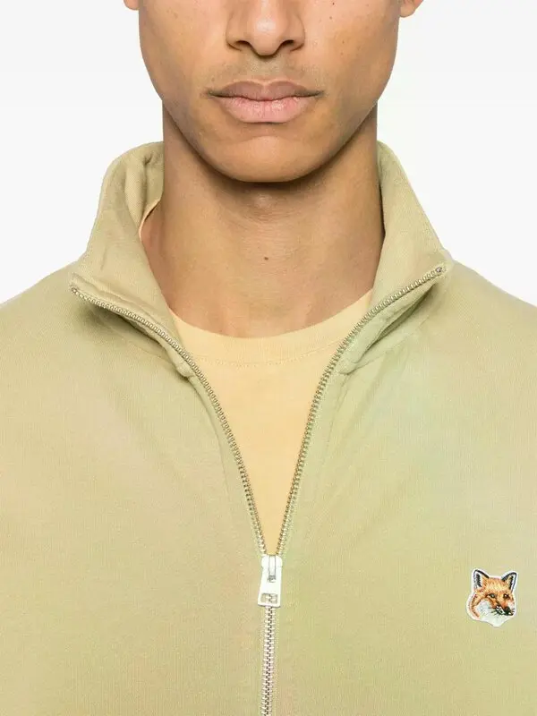 Maison Kitsuné Fox Head Patch Sweatshirt - Green
