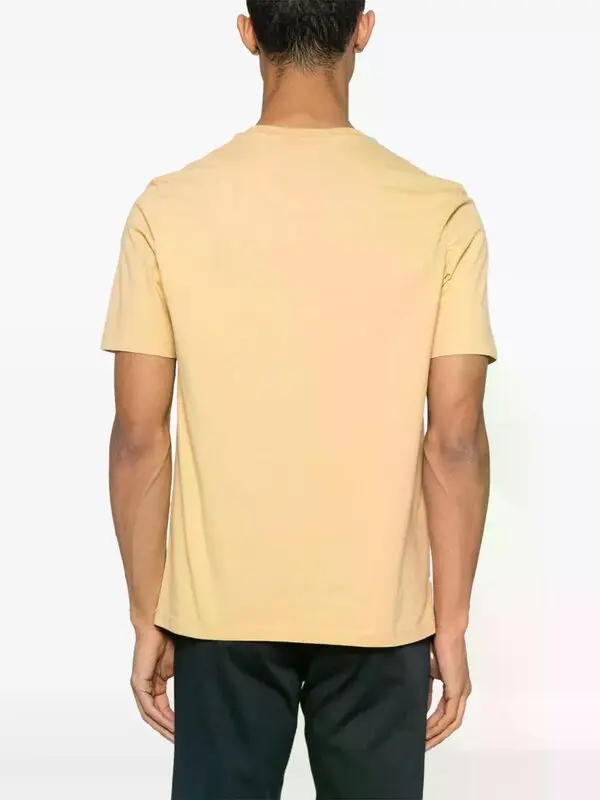 Maison Kitsuné Chillax Fox-patch T-shirt - Yellow