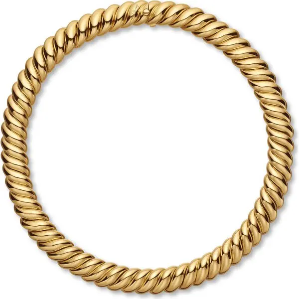 David Yurman Sculpted Cable Necklace - 18k Yellow Gold