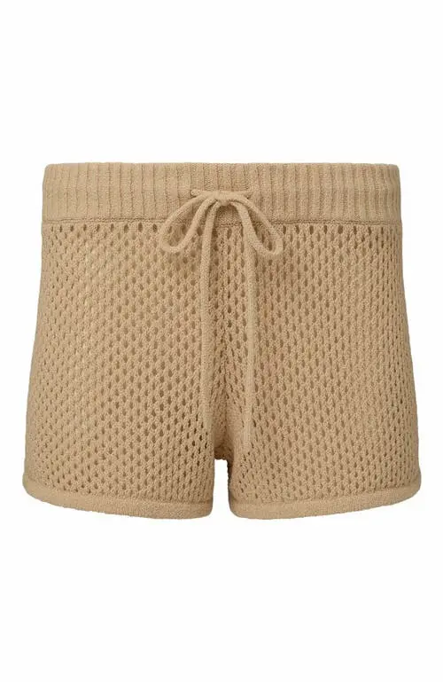 Onia Crochet Knit Micro Short - Sandshell