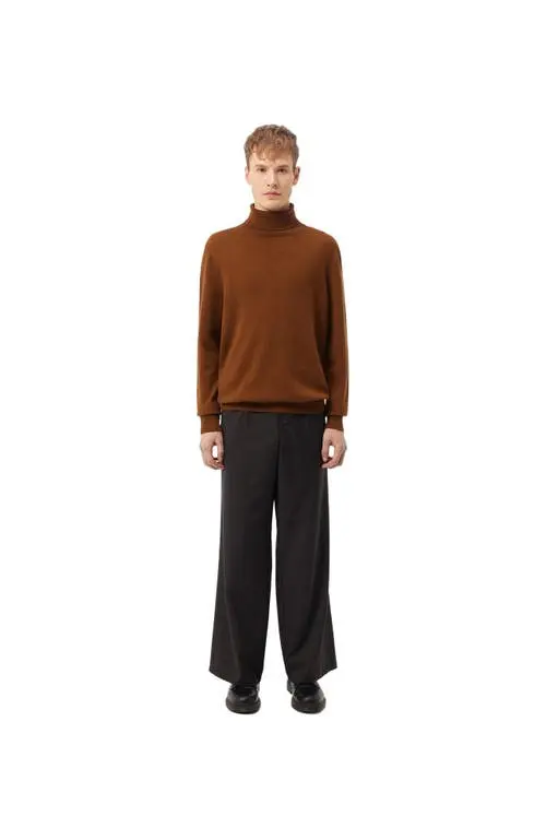 Gobi Cashmere Cashmere Turtleneck Sweater - Chipmunk