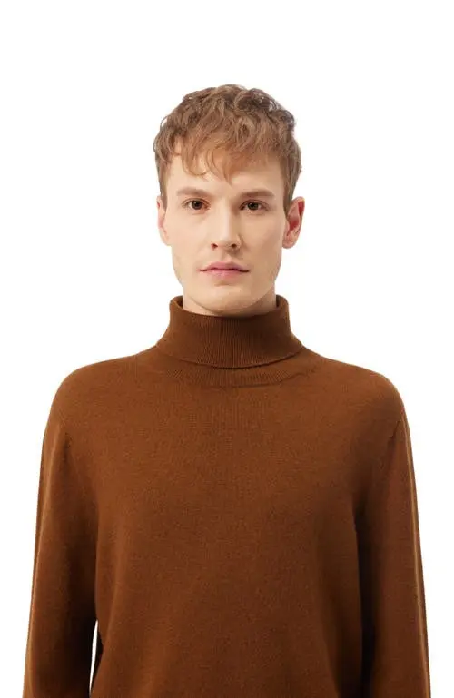 Gobi Cashmere Cashmere Turtleneck Sweater - Chipmunk