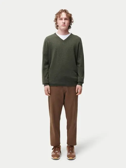 Gobi Cashmere Essential V-neck Cashmere Sweater