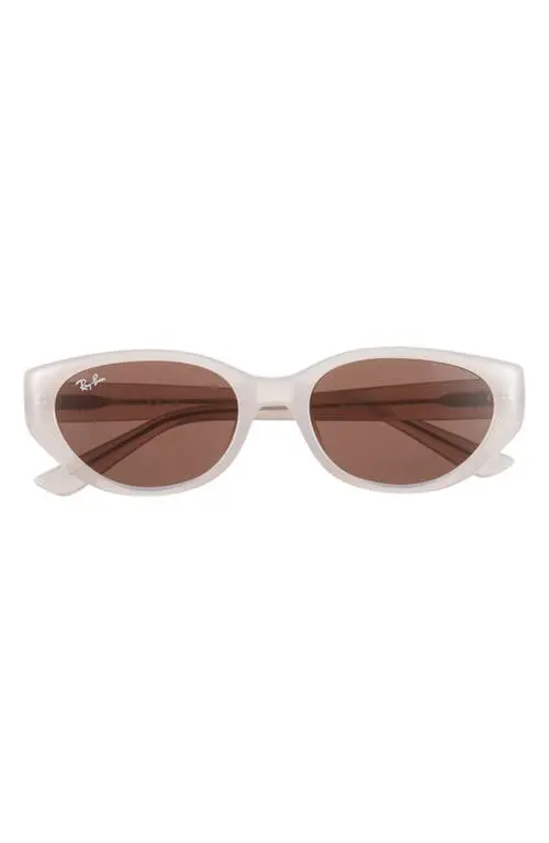 Ray-ban 55mm Pillow Sunglasses - Opal Beige