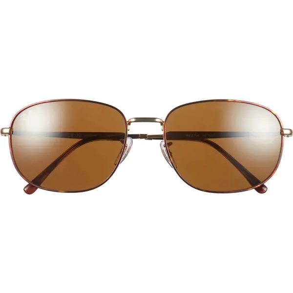 Ray-ban 60mm Polarized Sunglasses - Brown