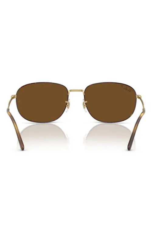 Ray-ban 60mm Polarized Sunglasses