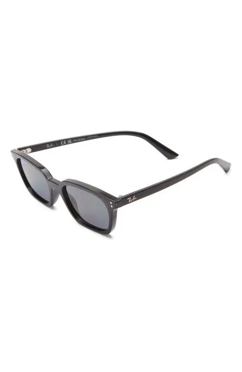 Ray-ban 53mm Polarized Pillow Sunglasses - Black