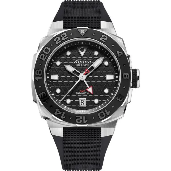 ALPINA Seastrong Diver Extreme Automatic Gmt Watch - Silverone