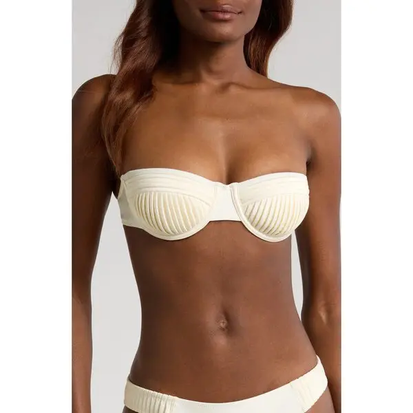Solid & Striped Solene Underwire Bikini Top - Brule