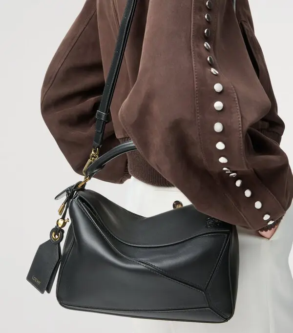 Loewe Small Puzzle Top-handle Bag - Black