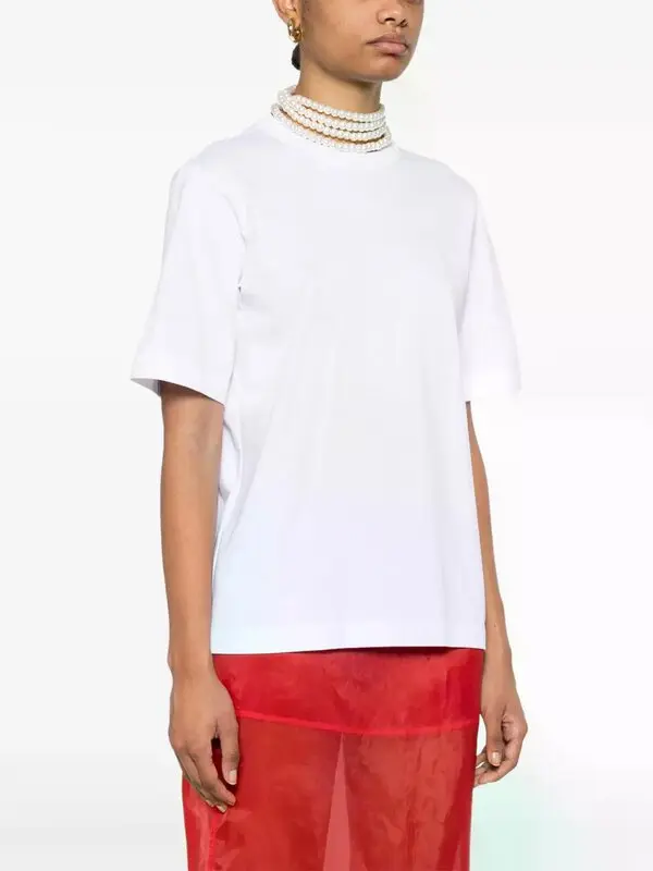 Carven Faux-pearl-embellishment T-shirt